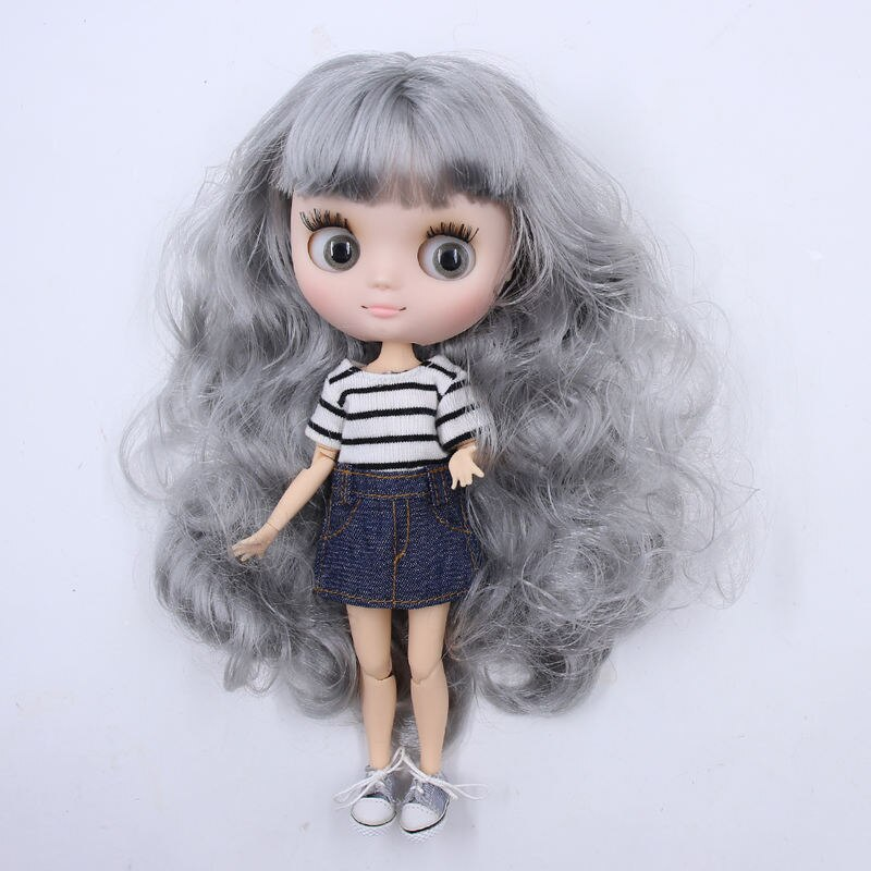 Middie Blythe Doll with Silver Hair, Tilting-Head & Custom Jointed Body ...