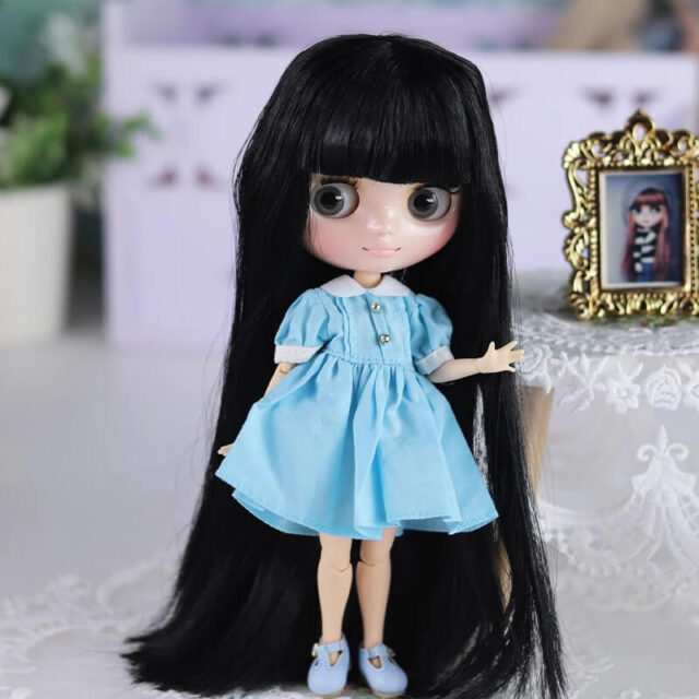 Mila - Custom Middie Blythe Doll with Black Hair | This Is Blythe ...