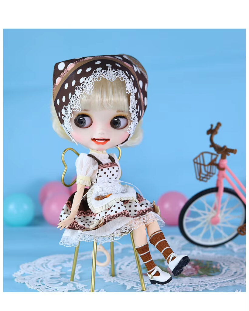 Noelle – Premium Custom Neo Blythe Doll with Blonde Hair, White Skin ...