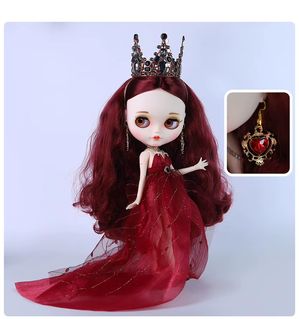 Brittany – Premium Custom Neo Blythe Doll with Red Hair, White Skin ...